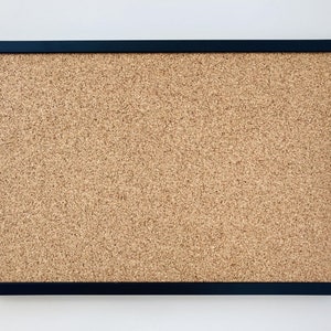 Extra Large Framed Cork Board Black Solid Wood Frame 102 X - Etsy UK