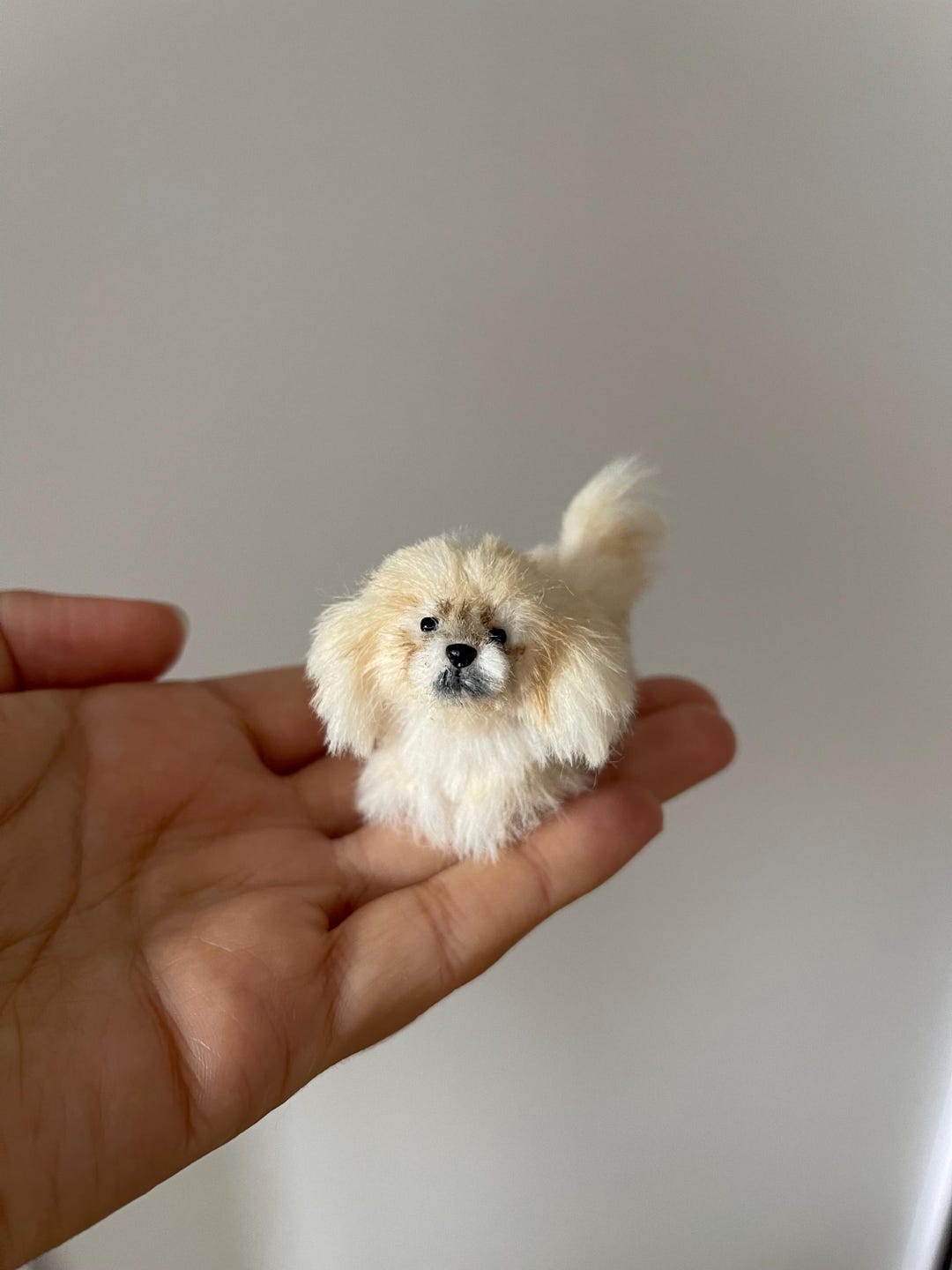 READY TO SHIP Miniature Pekingese Dog Custom Portrait Lifelook ...