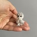 Miniature Barn Owl Micro White Owl Polar Owl Owl Bun Ooak Owl Realistic ...