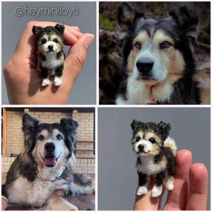 Miniature Custom Dog Portrait Life Look Figurine Dog Realistic Dog ...
