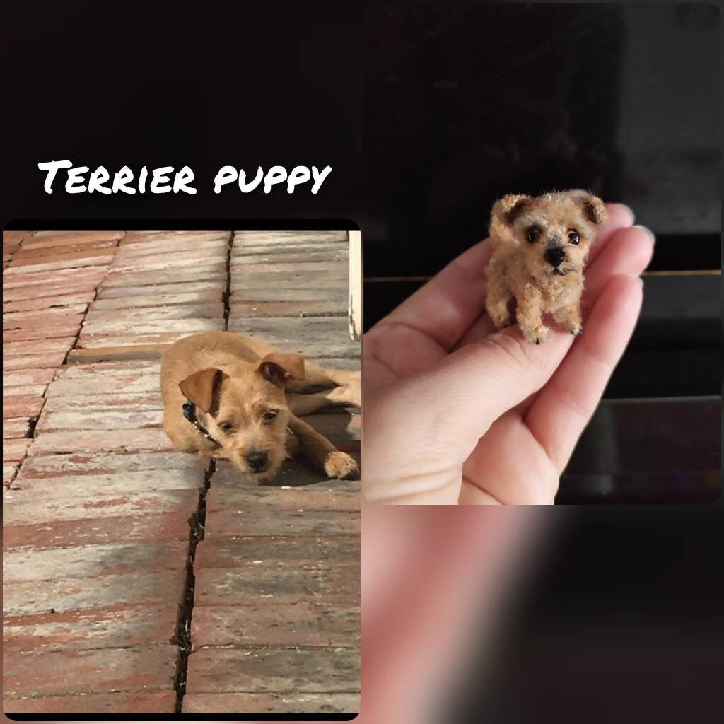 Miniature Custom Dog Portrait Life Look Figurine Dog Realistic - Etsy