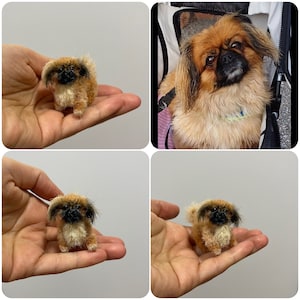 Miniature Custom Dog Portrait Life Look Figurine Dog Realistic Dog ...