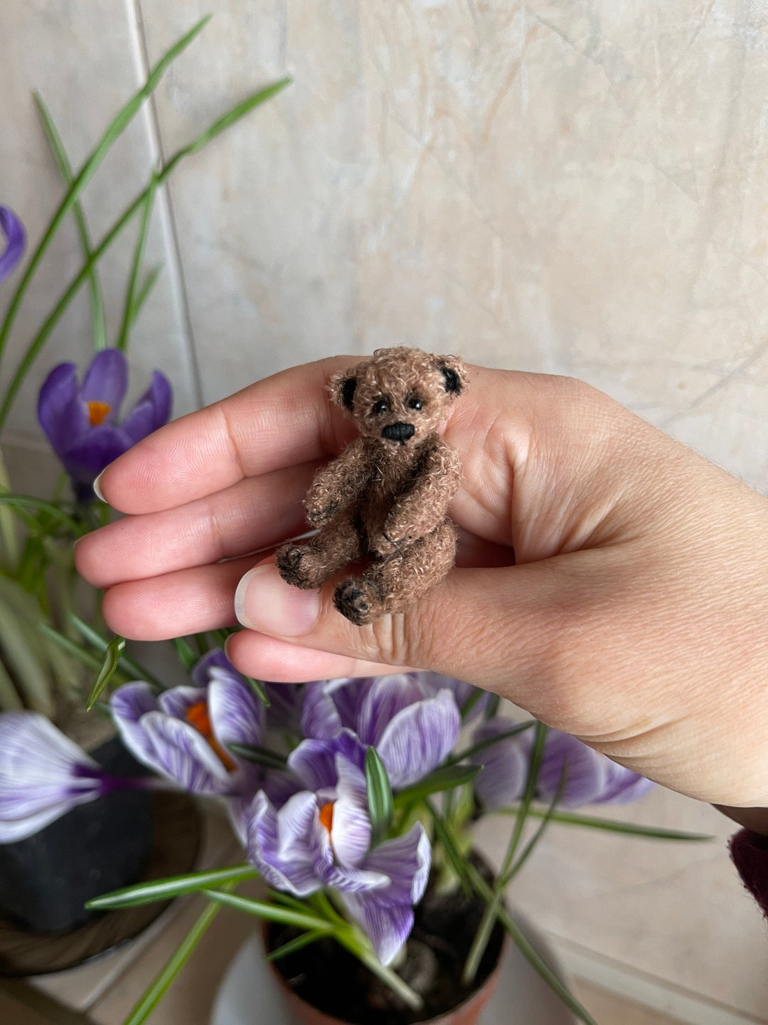 Miniature Teddy Bear Mini Toy Ooak Bear Blythe Doll Pet Friend ...