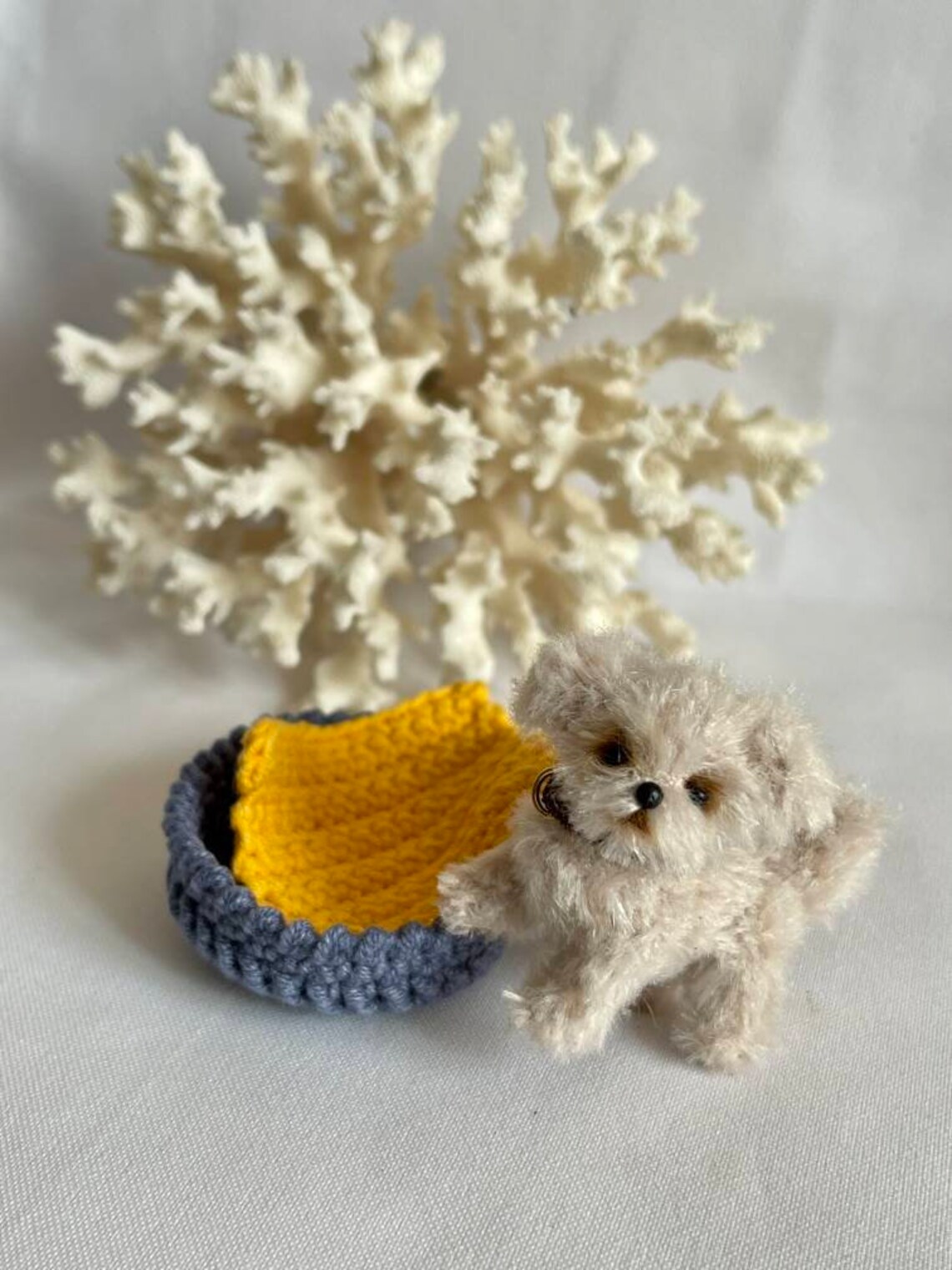 Miniature Realistic Dog Maltipoo Puppy Ooak Unique Mini Toy 1 - Etsy