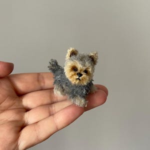 Miniature Dog York Realistic Animal Yorkie OOAK Sculpture Cairn ...