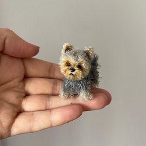 Miniature Dog York Realistic Animal Yorkie OOAK Sculpture Cairn ...