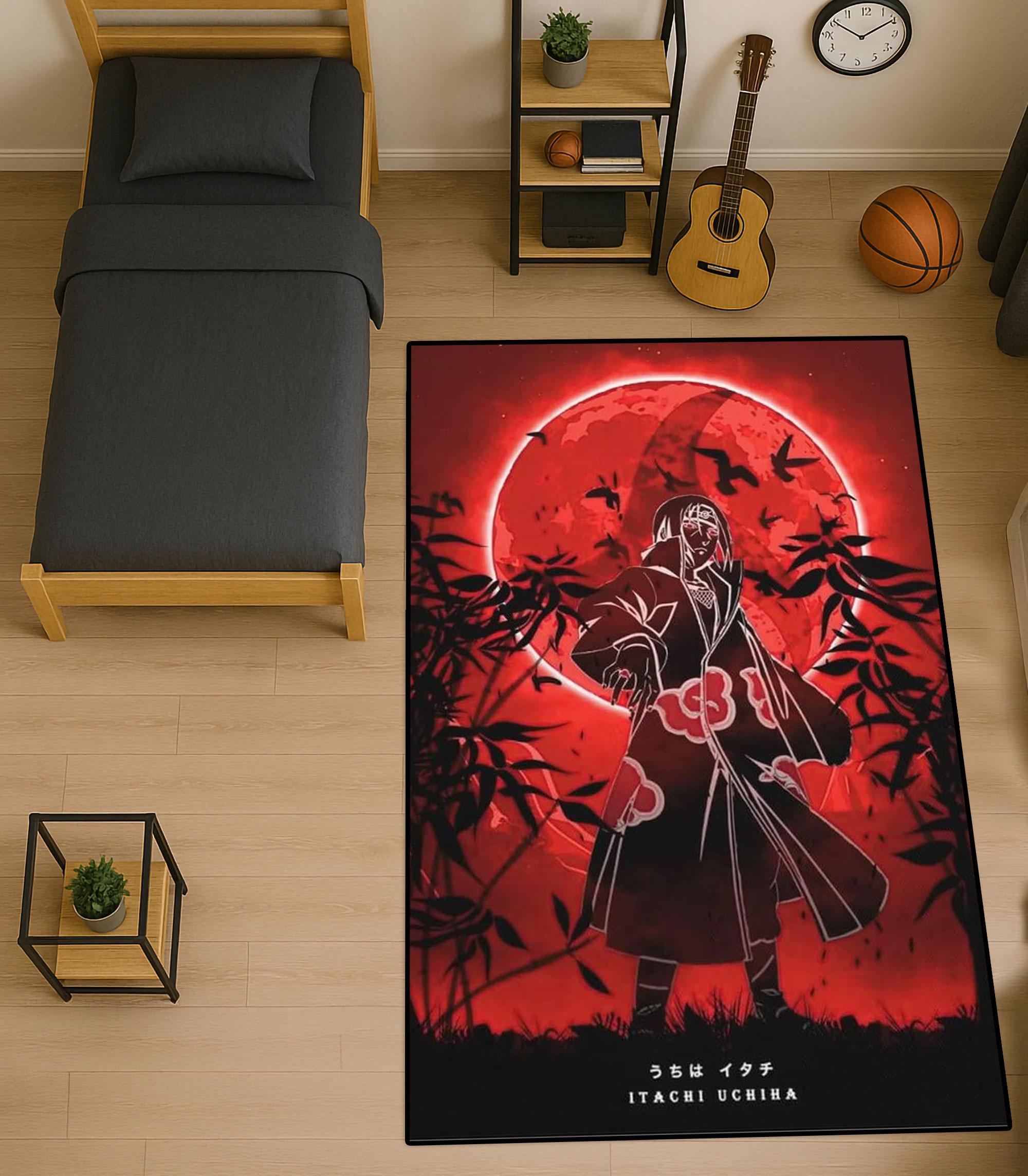Itachi Uchiha Sharingan Rug: Japanese Anime Manga Fan Gift - Etsy
