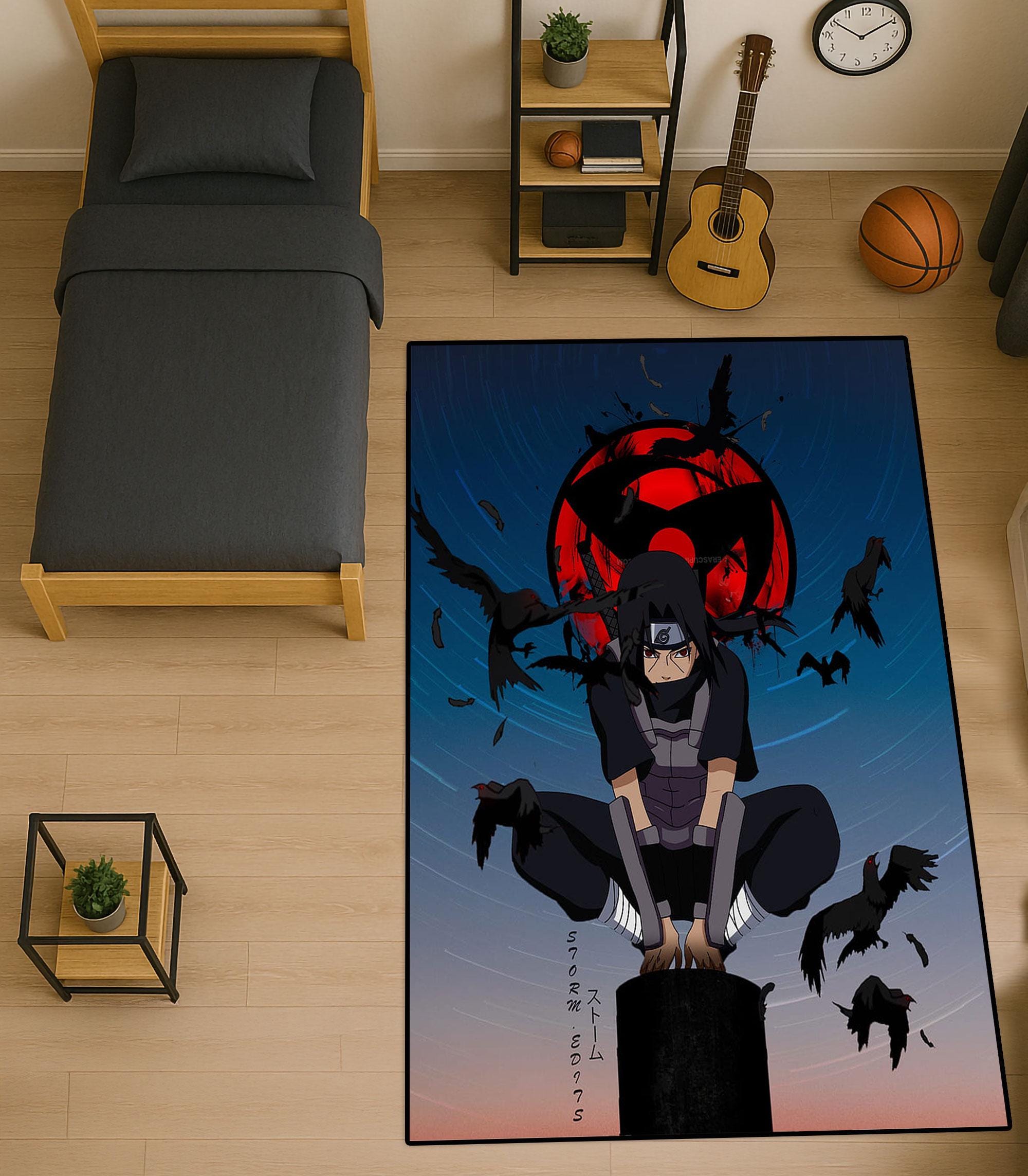 Itachi Uchiha Sharingan Rug: Japanese Anime Manga Fan Gift - Etsy