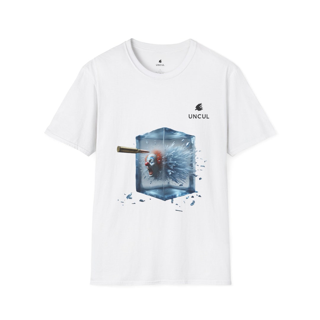 Uncul Frozen Clown Vs Bullet Unisex Softstyle T-shirt - Etsy
