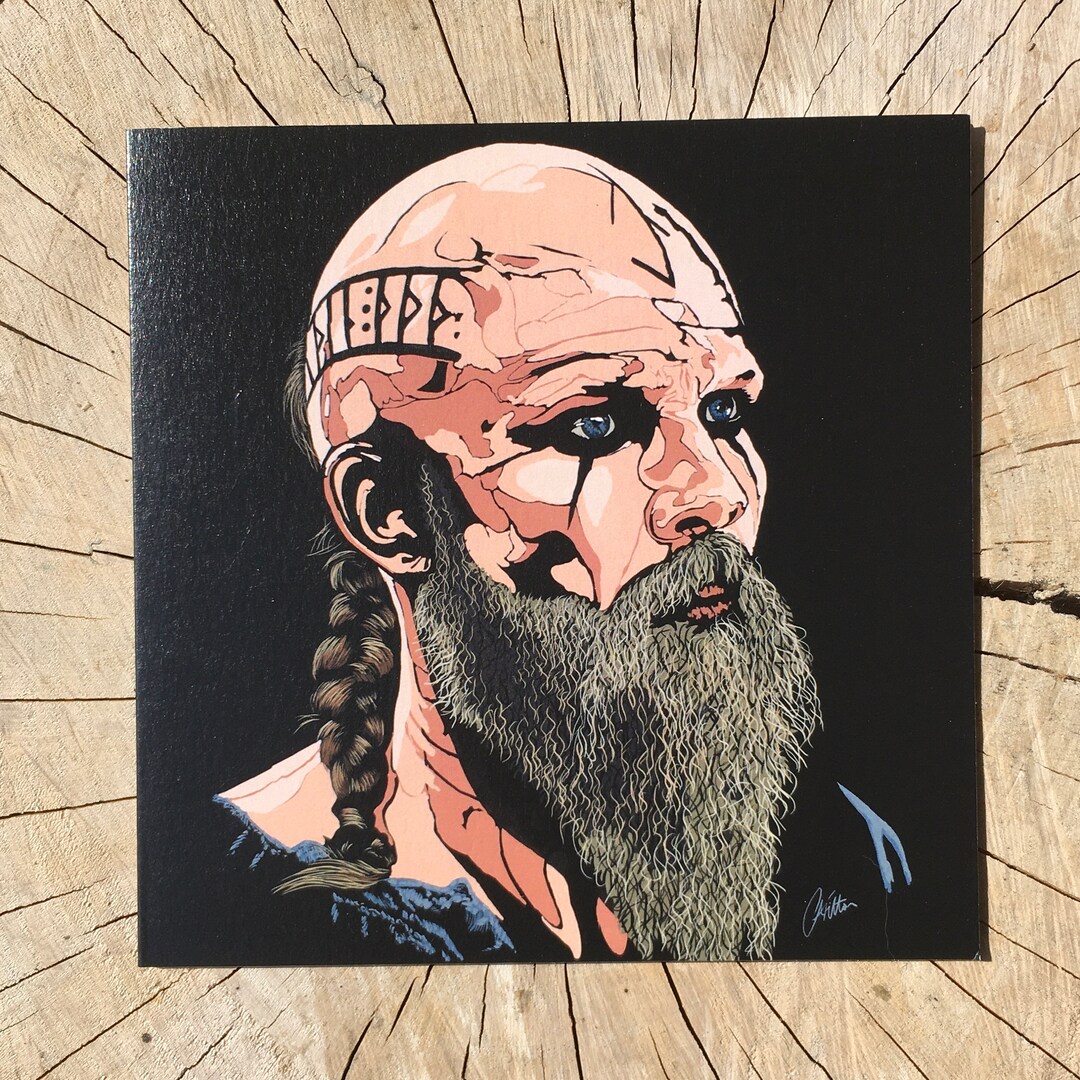 Vikings, Floki inspired Original Art greeting card - Etsy Nederland