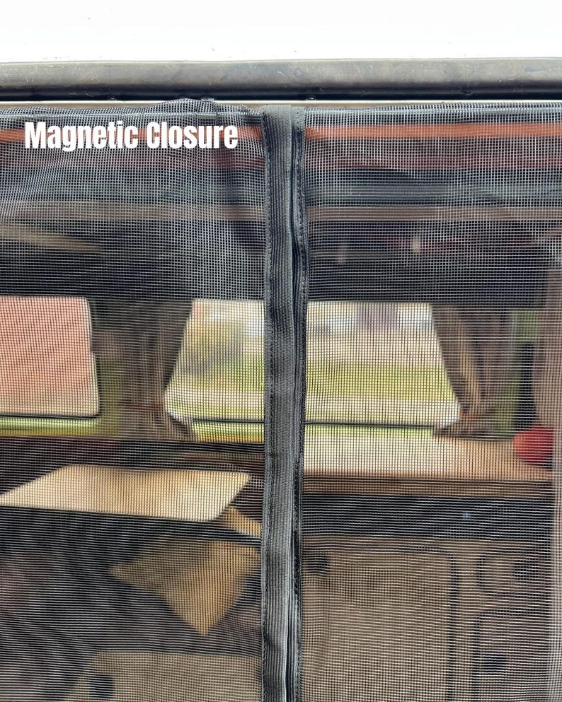 Magnetic Bug Mesh Screen Compatible With VW T3 Westfalia in BLACK - Etsy UK