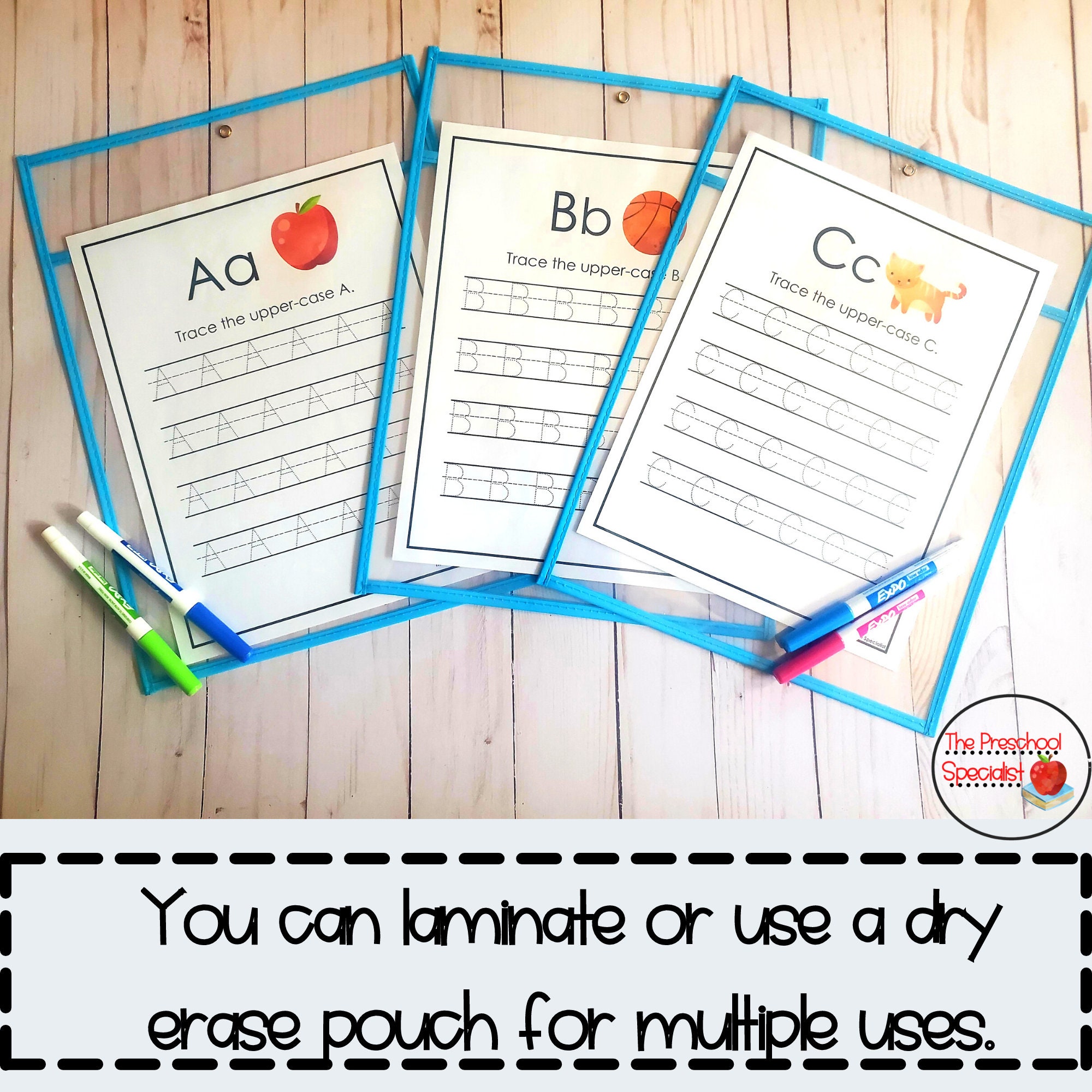 Printable Alphabet Letter Tracing Busy Book Preschool Homeschool ...