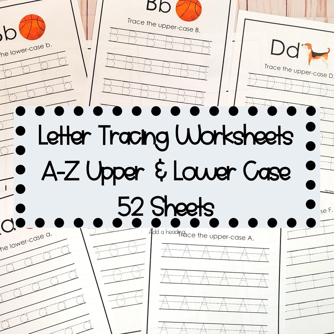 Printable Alphabet Letter Tracing Busy Book Preschool Homeschool ...