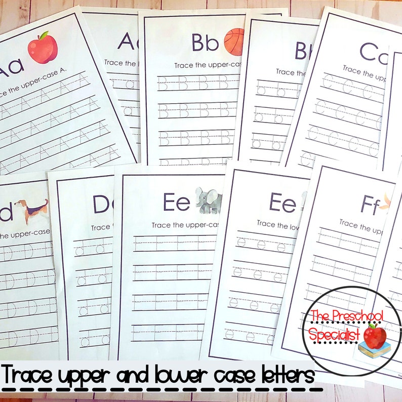Printable Alphabet Letter Tracing Busy Book Preschool Homeschool ...
