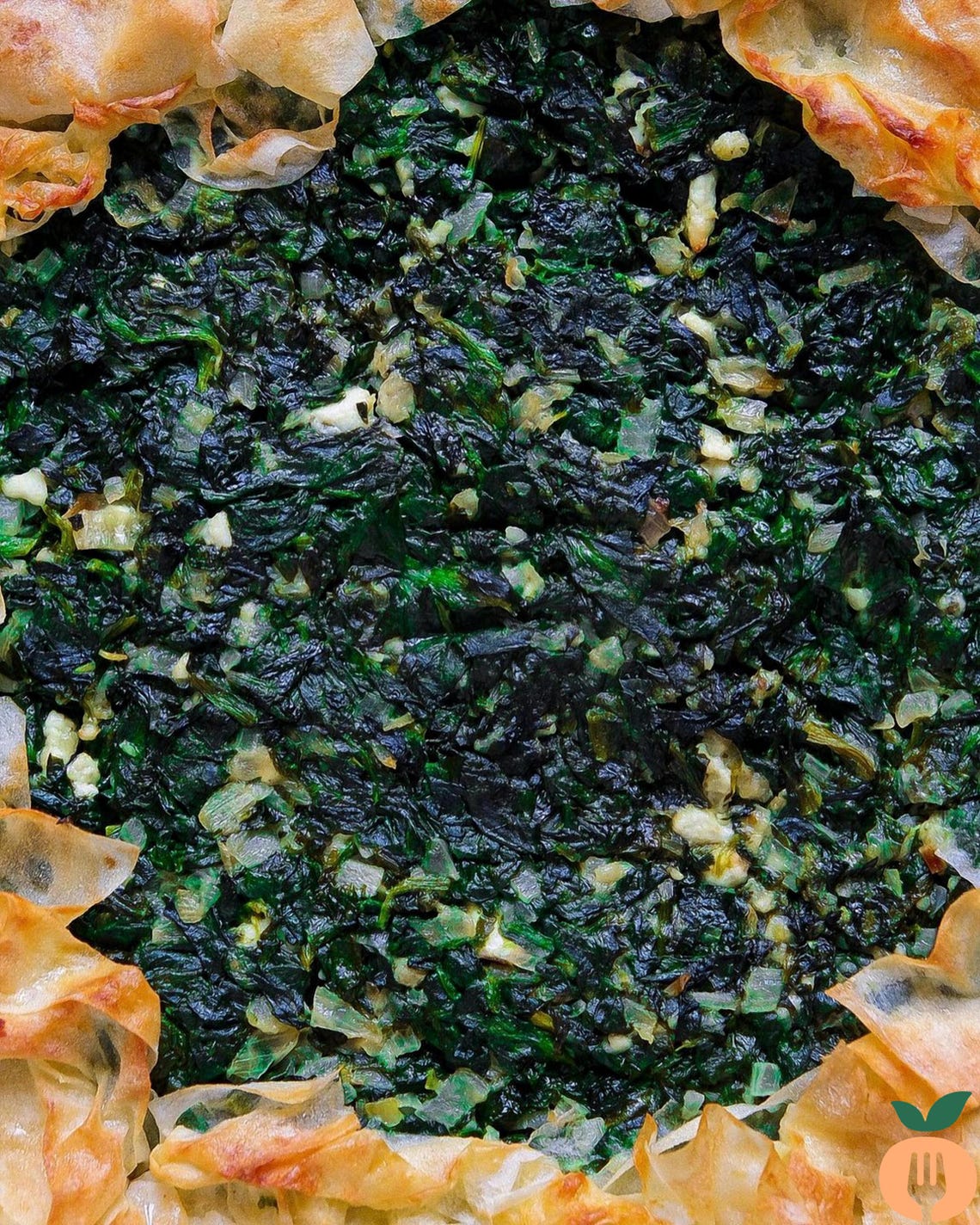 Spinach Pie With Phyllo Recipe PDF (cups + Grams) | Printable | Easy ...