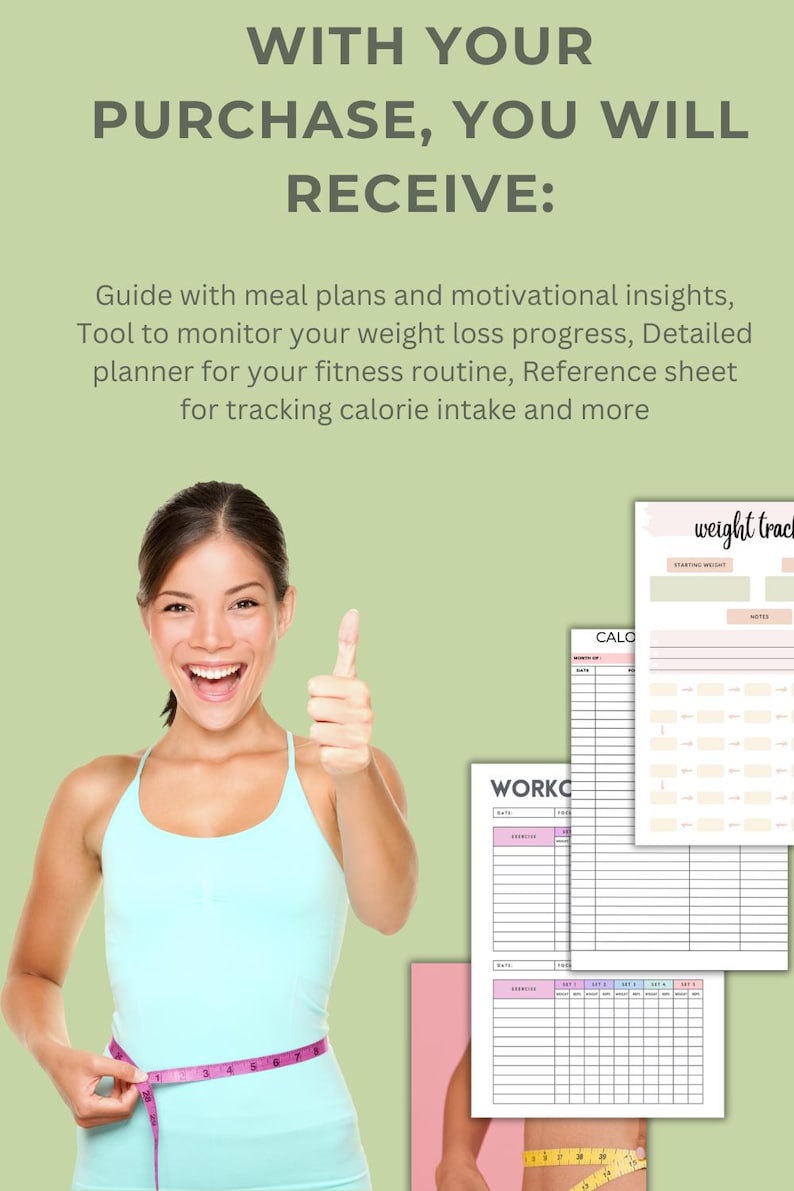 12‑week Weight Loss Planner | Meal Plans, Grocery Lists, Workouts ...