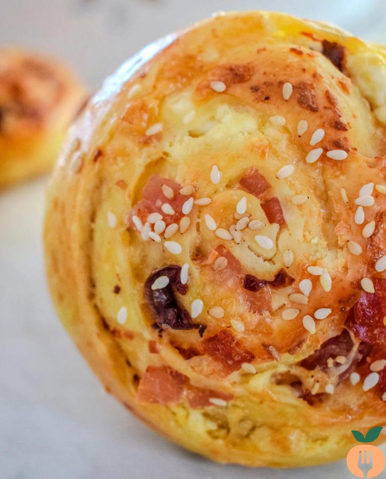 Savory Swirls Recipe PDF (cups + Grams) | Printable | Buttery Dough ...