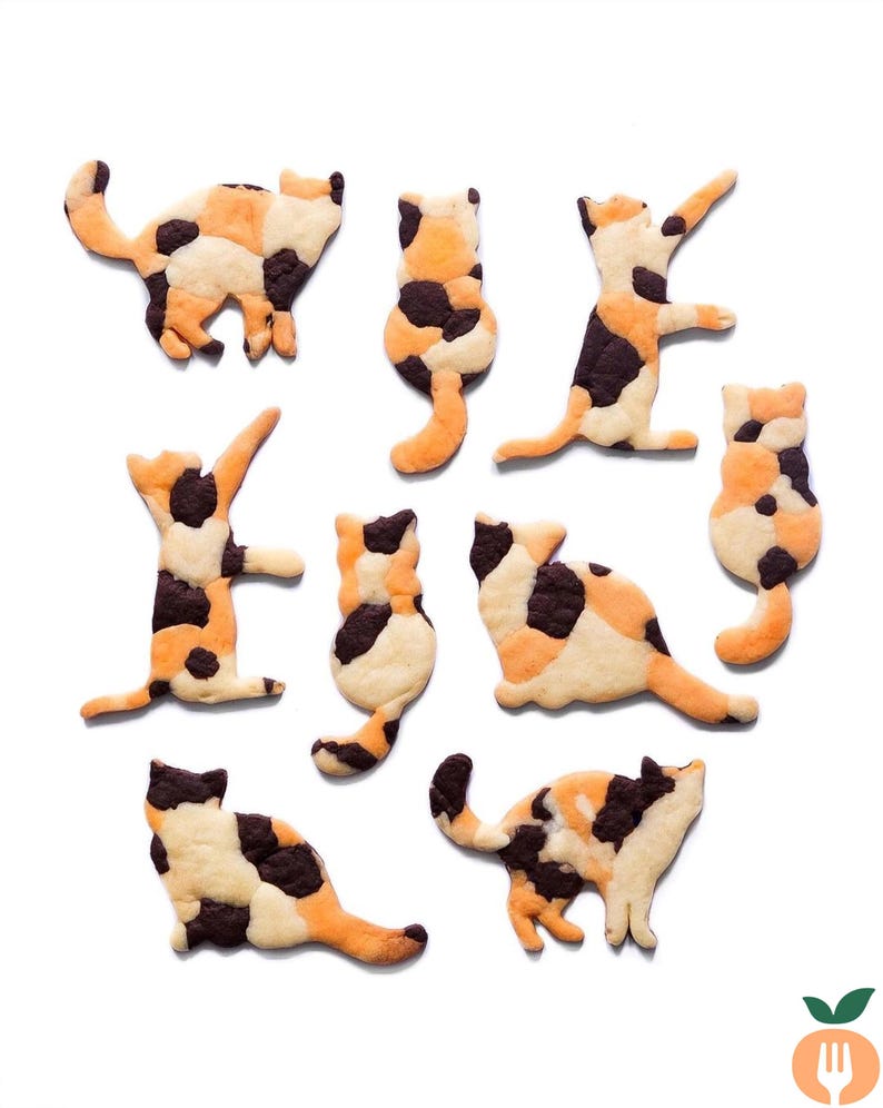 Calico Cats Butter Cookies - Etsy