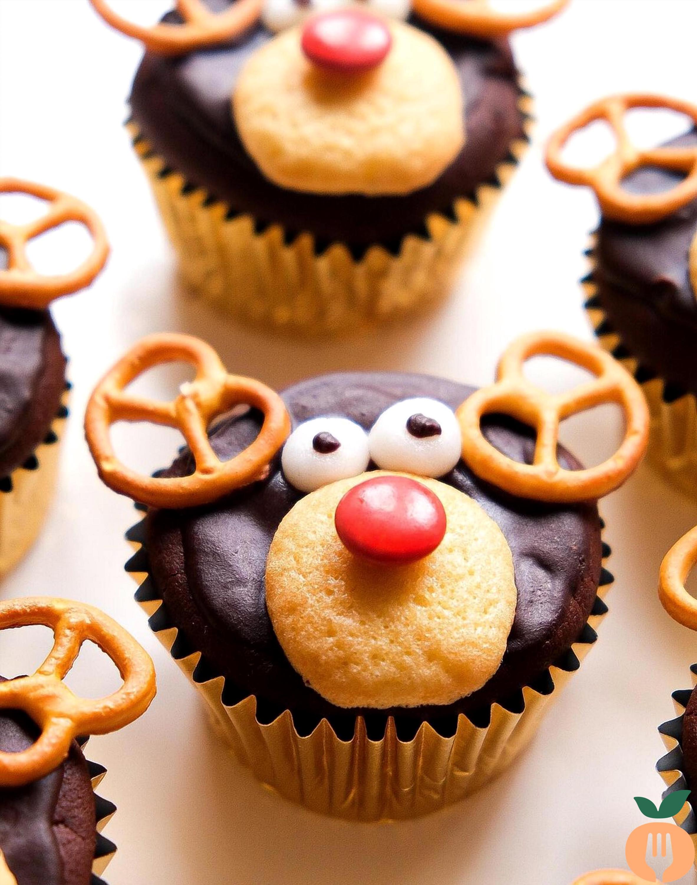 Chocolate Reindeer Muffins Recipe PDF (cups + Grams) | Printable ...