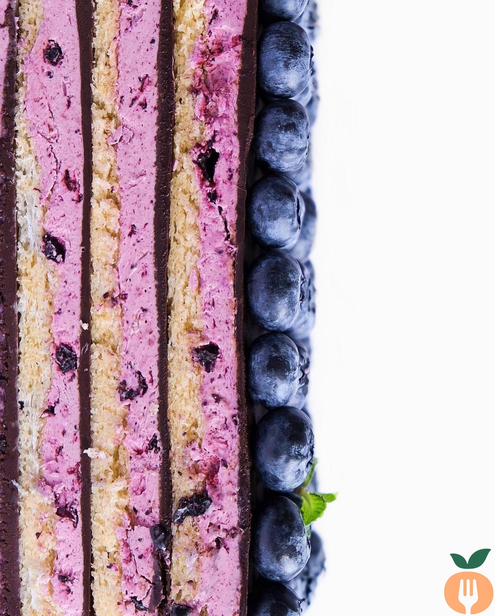 Opera Cake With Blueberries - Etsy