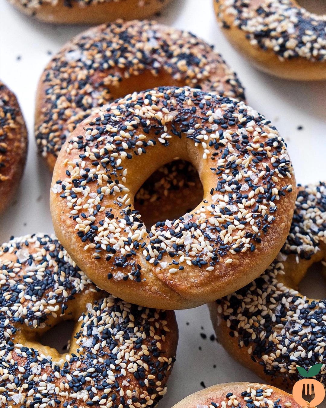 Ny‑style Everything Bagels and Lox Sandwich Recipe PDF (cups + Grams ...