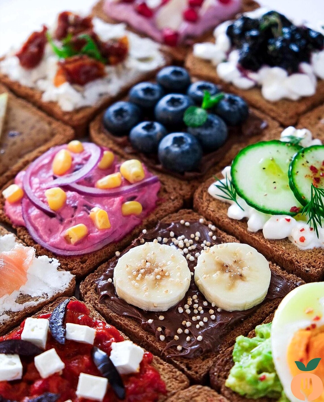 Colorful Bites Recipe PDF (cups + Grams) | Printable | 20 Rye ...