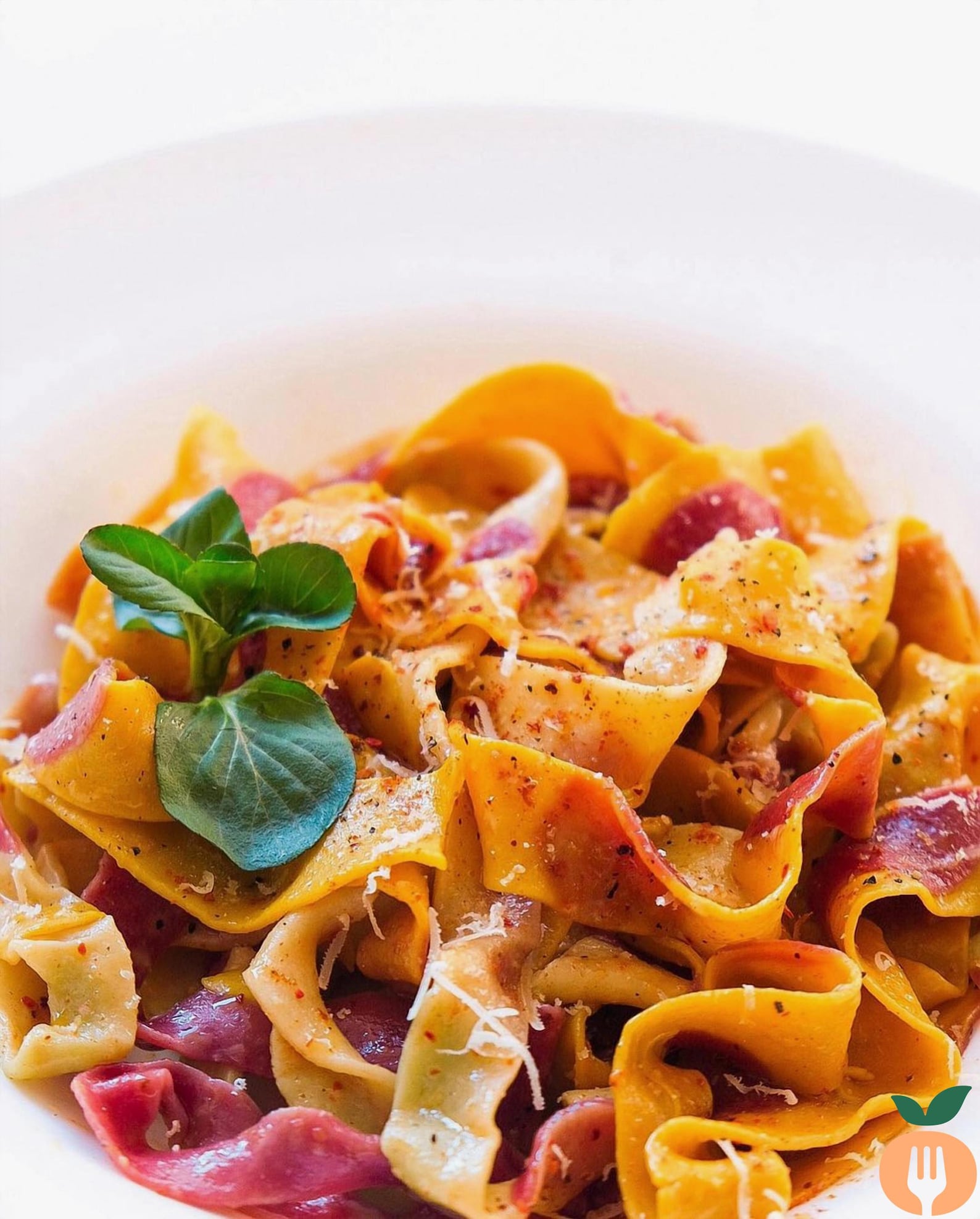 Homemade Colorful Pasta Aglio E Olio Recipe PDF (cups + Grams ...