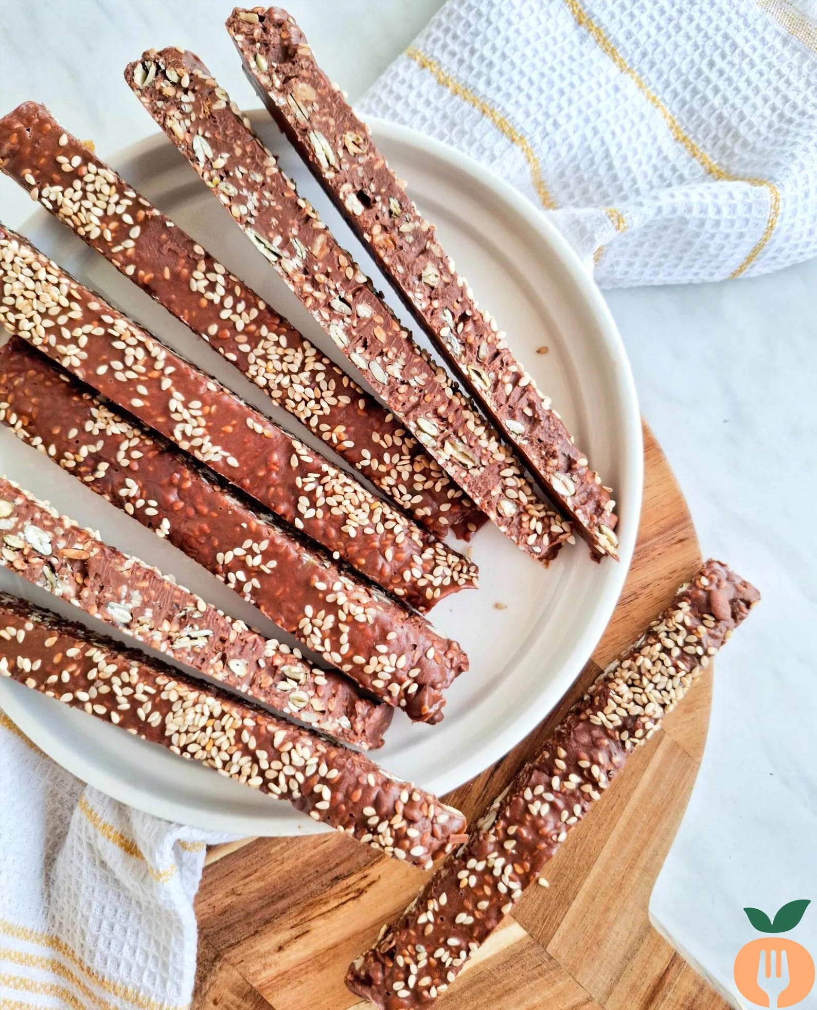 Chocolate Seed Sticks With Tahini Recipe PDF (cups + Grams) | Printable ...