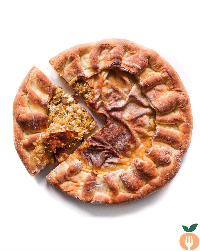 Zelnik Recipe PDF (cups + Grams) | Printable | Crispy Layered Pie (leek ...