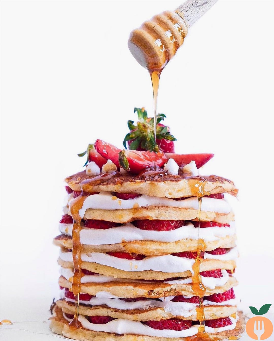 Fluffy American Pancakes Recipe PDF (cups + Grams) | Printable ...