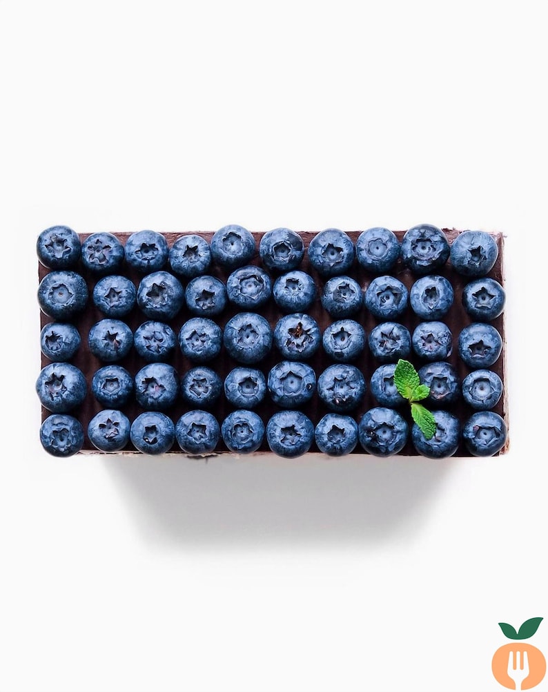 Opera Cake With Blueberries - Etsy