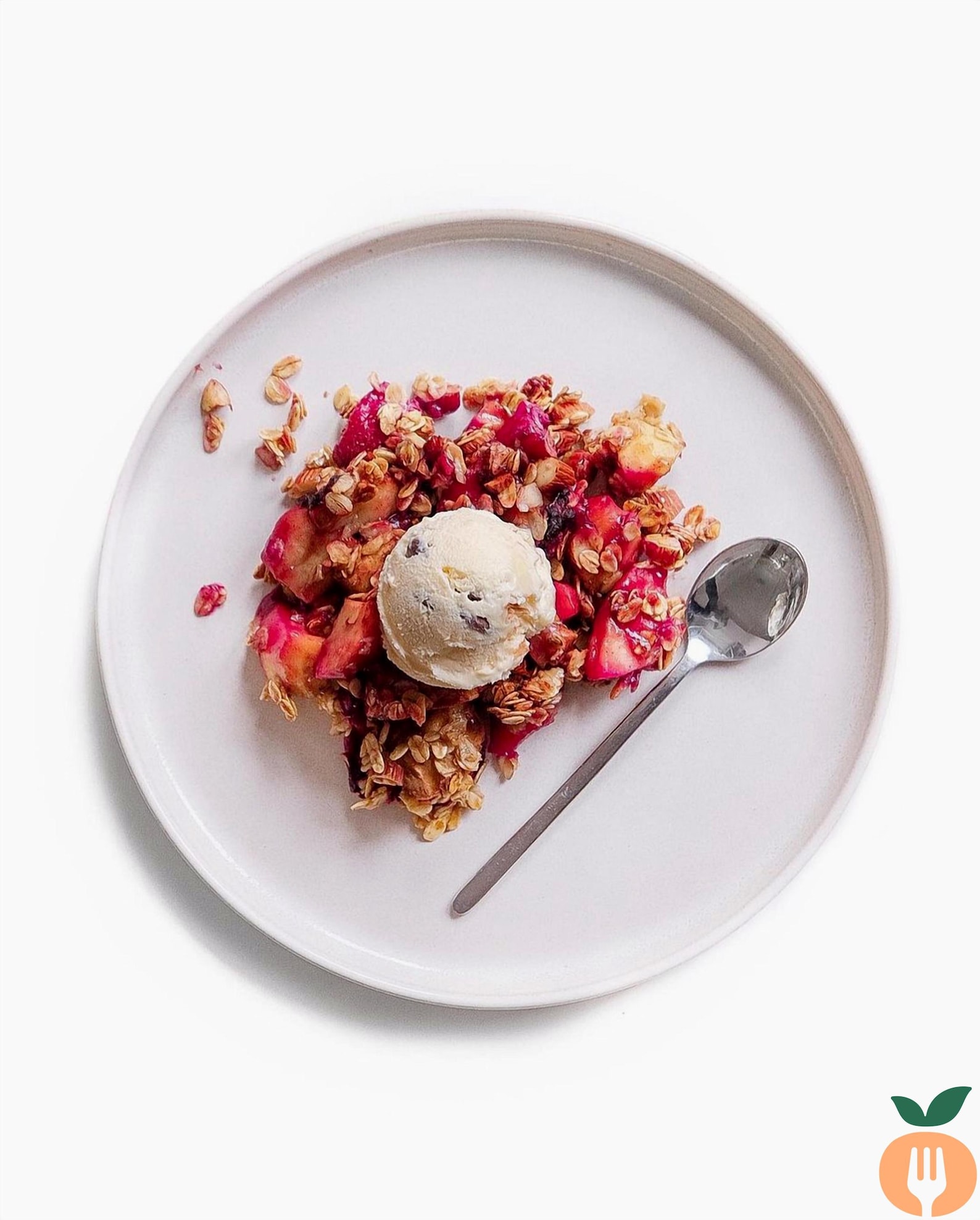 Apple & Berry Crumble Recipe PDF (cups + Grams) | Printable | Oat ...