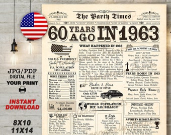 Back in 1963 Sign - Etsy