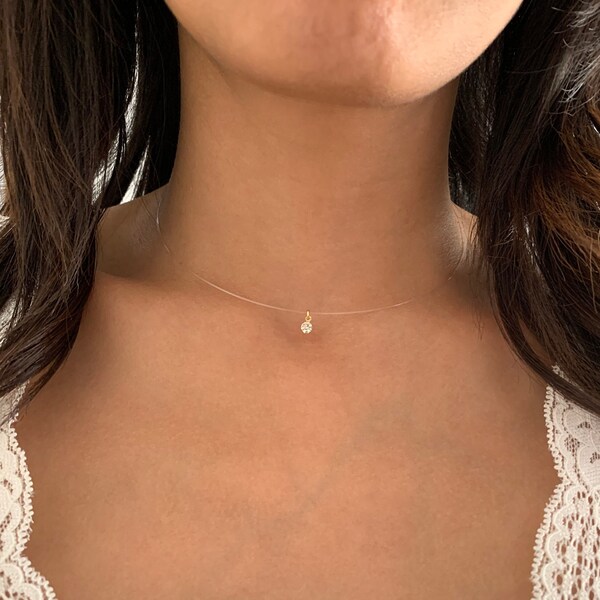 Floating Diamond - Etsy