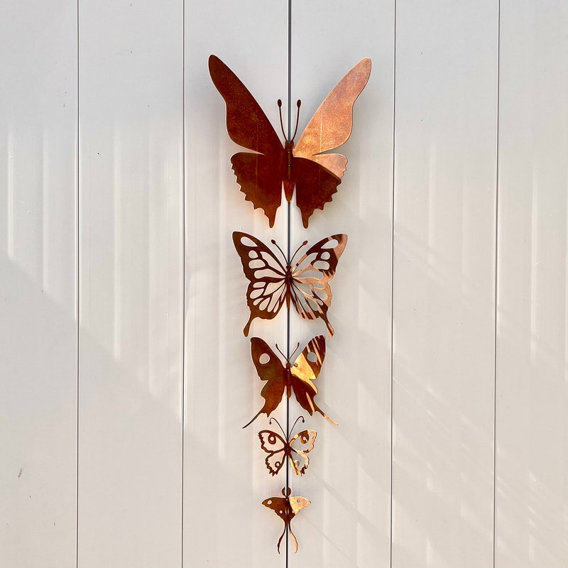 Metal Butterfly Wall Art - Etsy