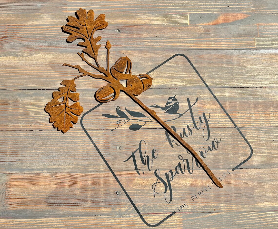 Garden and Home Decor Flowers Rusty Metal Plant Rusted - Etsy