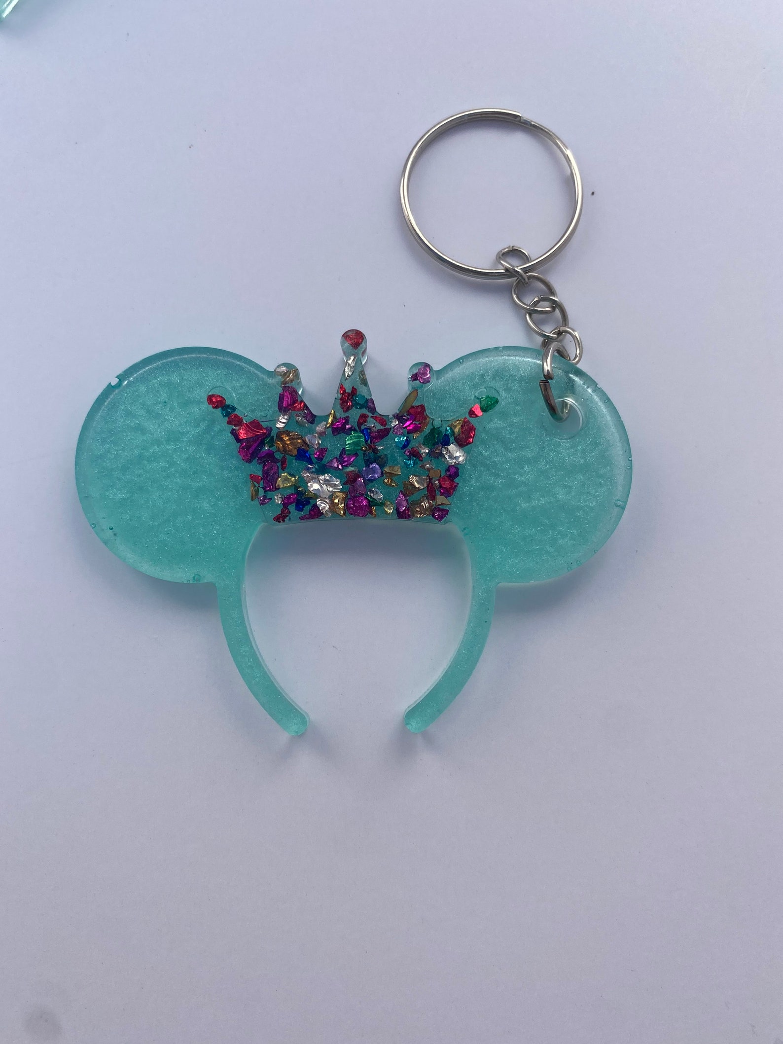 Resin Mickey Mouse Keychain - Etsy