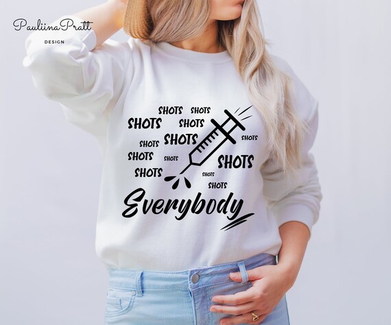 Vaccination Shots Svg shots Everybody Svg Health Care Svg | Etsy