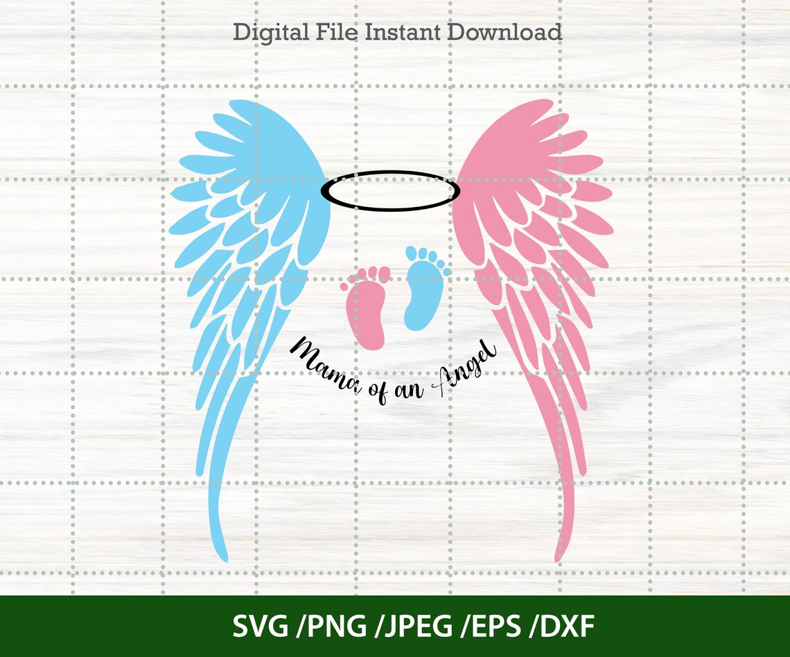 Miscarriage Infant Awareness Ribbon Svg, in October We Wear Pink and ...
