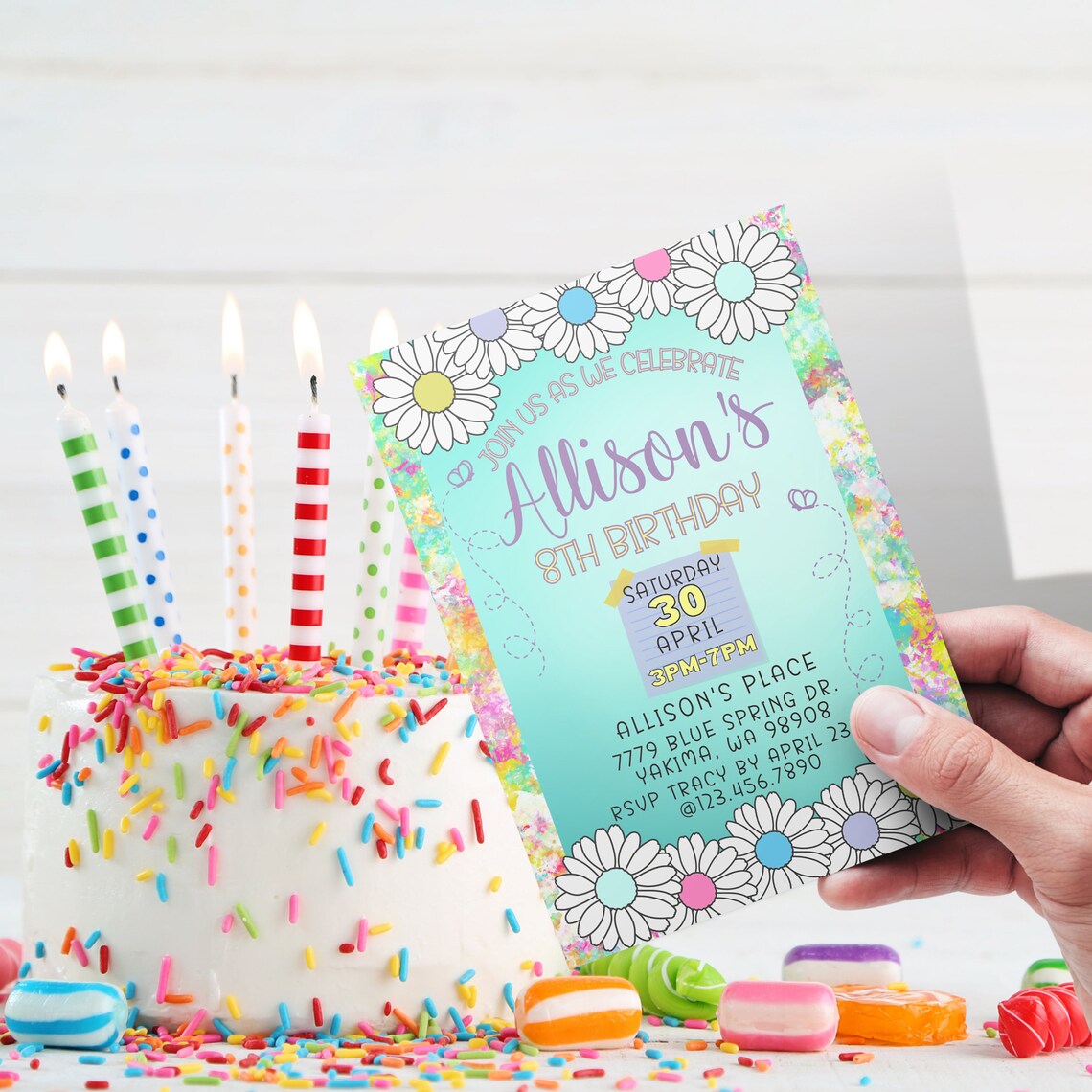 Kid's Birthday Party Evite and Invitation Templates Mobile E-vite Girl ...