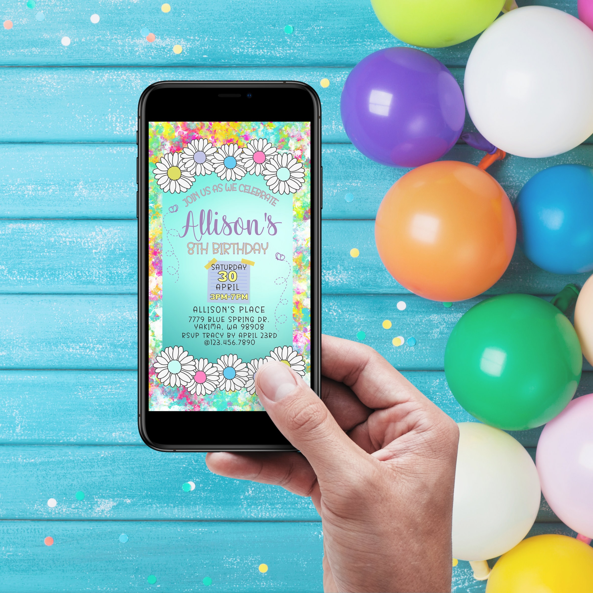 Kid's Birthday Party Evite and Invitation Templates | Mobile E-vite ...