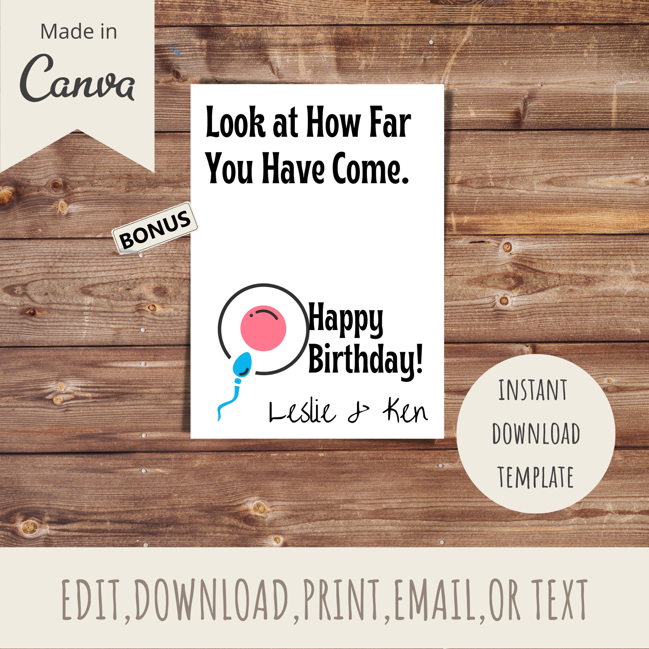 Birthday Electronic Greeting Card Template "how Far You've Come " With ...