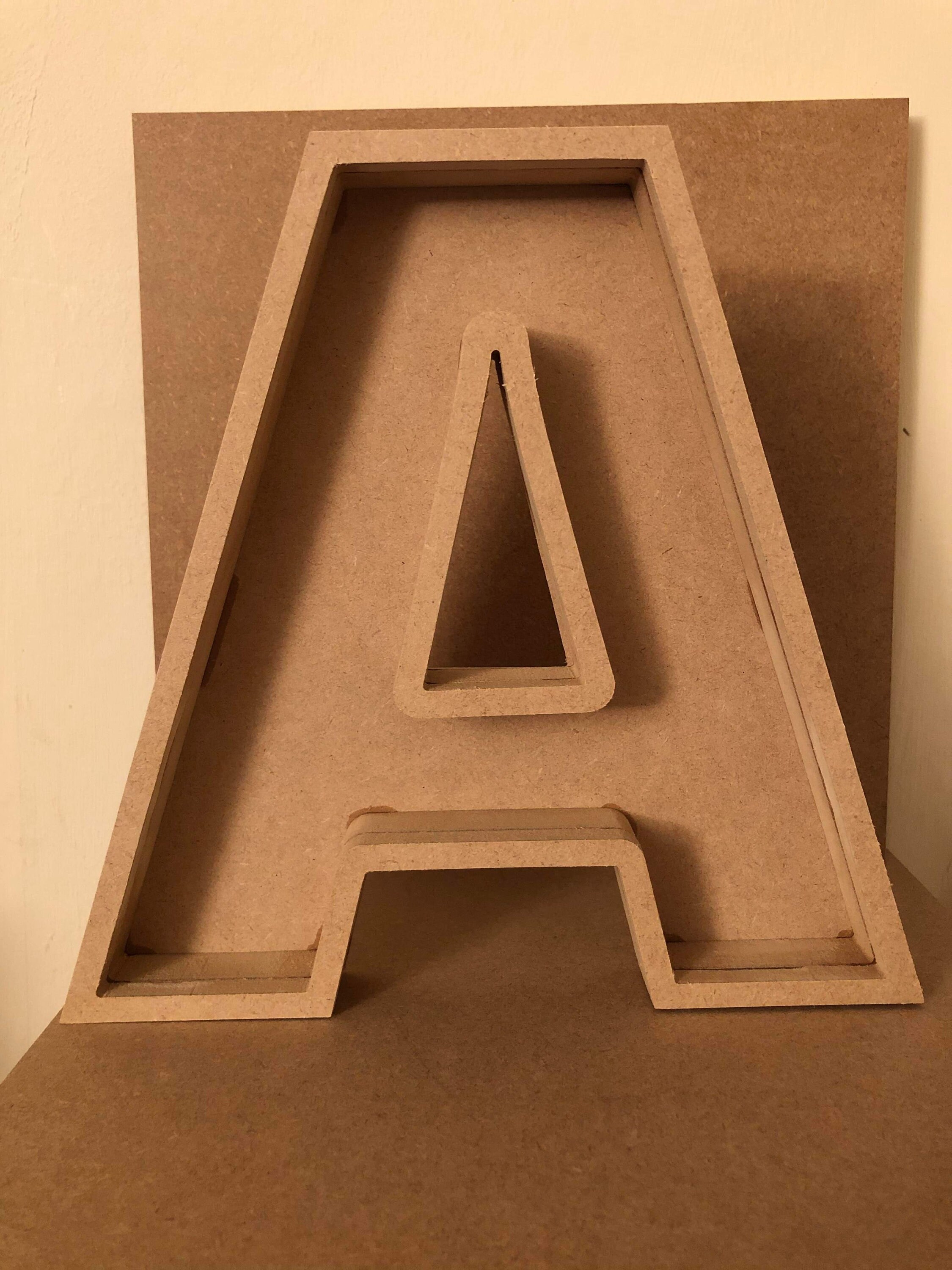 Fillable wooden letters / Hollow letters / Fillable letters / | Etsy