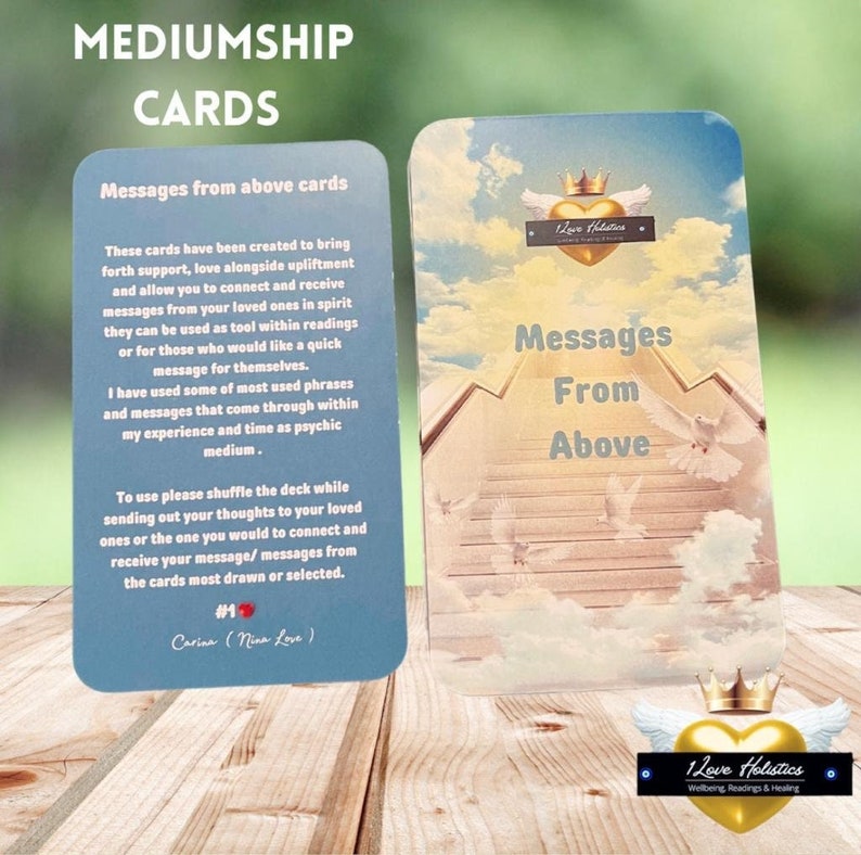 Messages From Above Mediumship Cards - Etsy