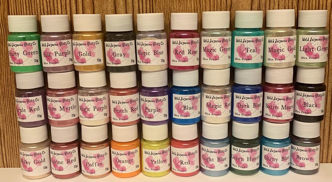 Mica Powder Pearl Pigment Dye, Cosmetic Grade Mica Powder, Candles ...