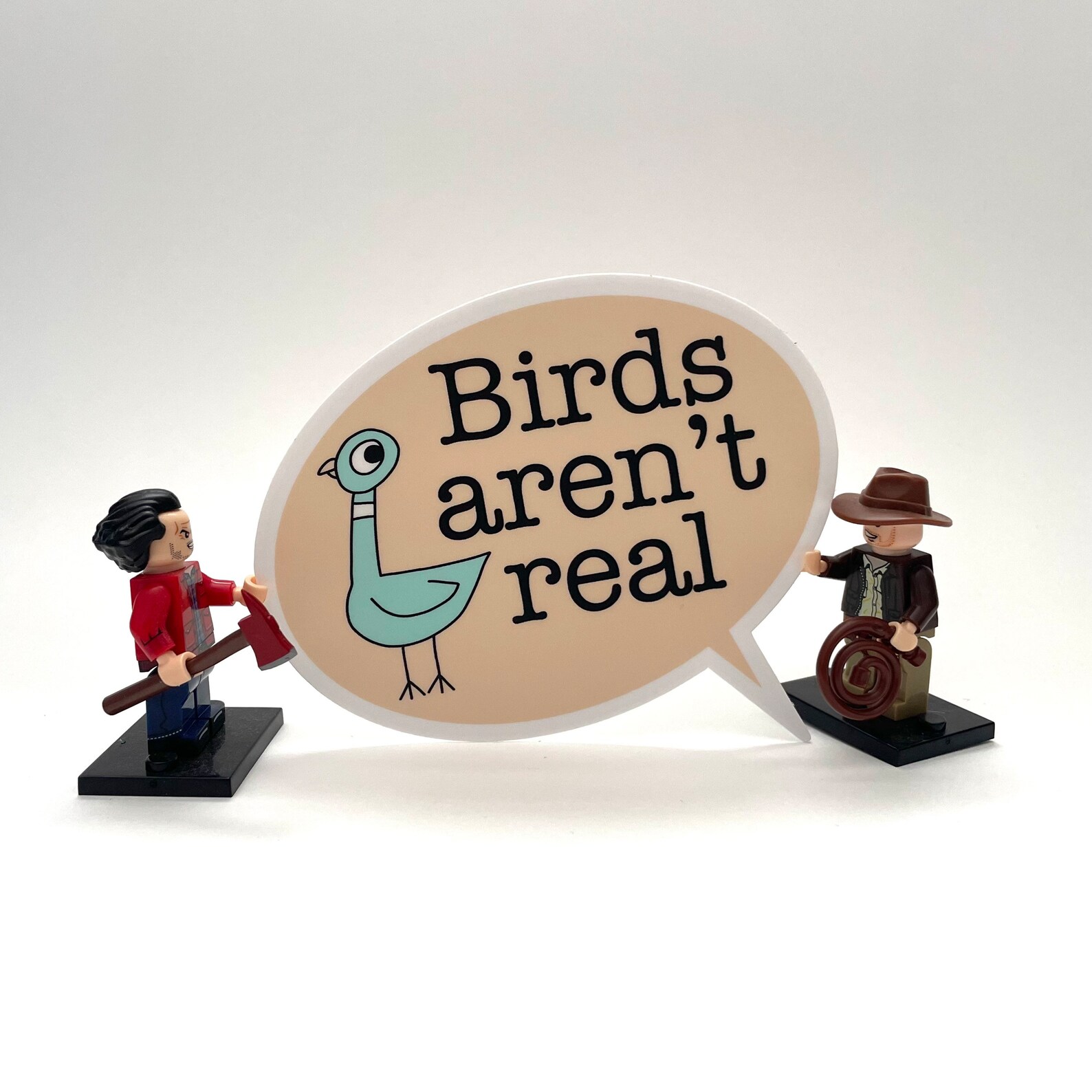 Birds Arent Real Laptop Sticker Waterproof Vinyl Decal Pigeon - Etsy