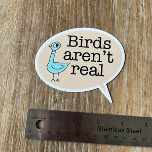 Birds Arent Real Laptop Sticker Waterproof Vinyl Decal Pigeon - Etsy