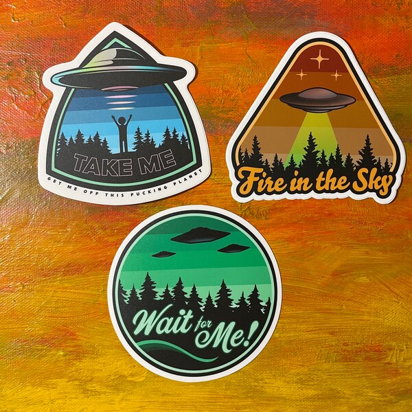 Ufo Sticker - Etsy