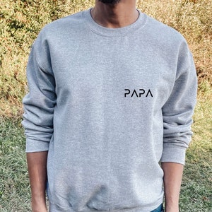 Personalised Papa Sweatshirt, Dad T-shirt, Father's Day Gift, Custom ...