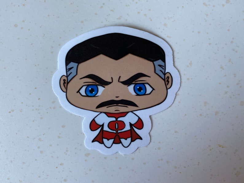 Invincible Chibi Stickers Waterproof Vinyl - Etsy